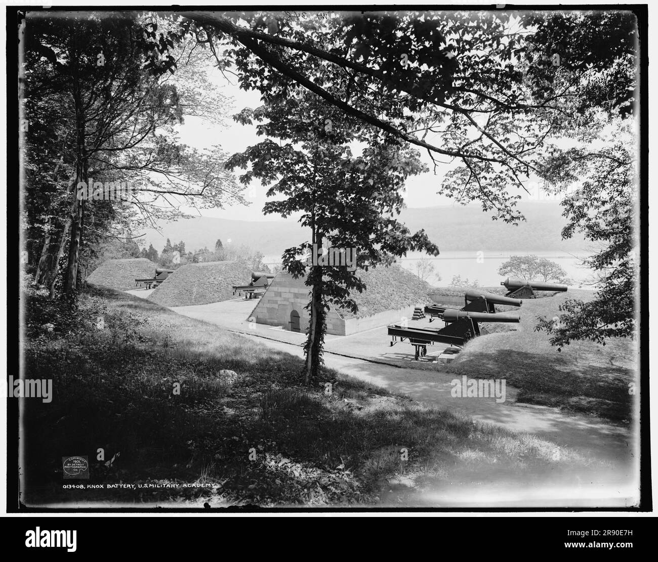 Knox Battery, U.S. Military Academy, c1901 Stock Photo - Alamy