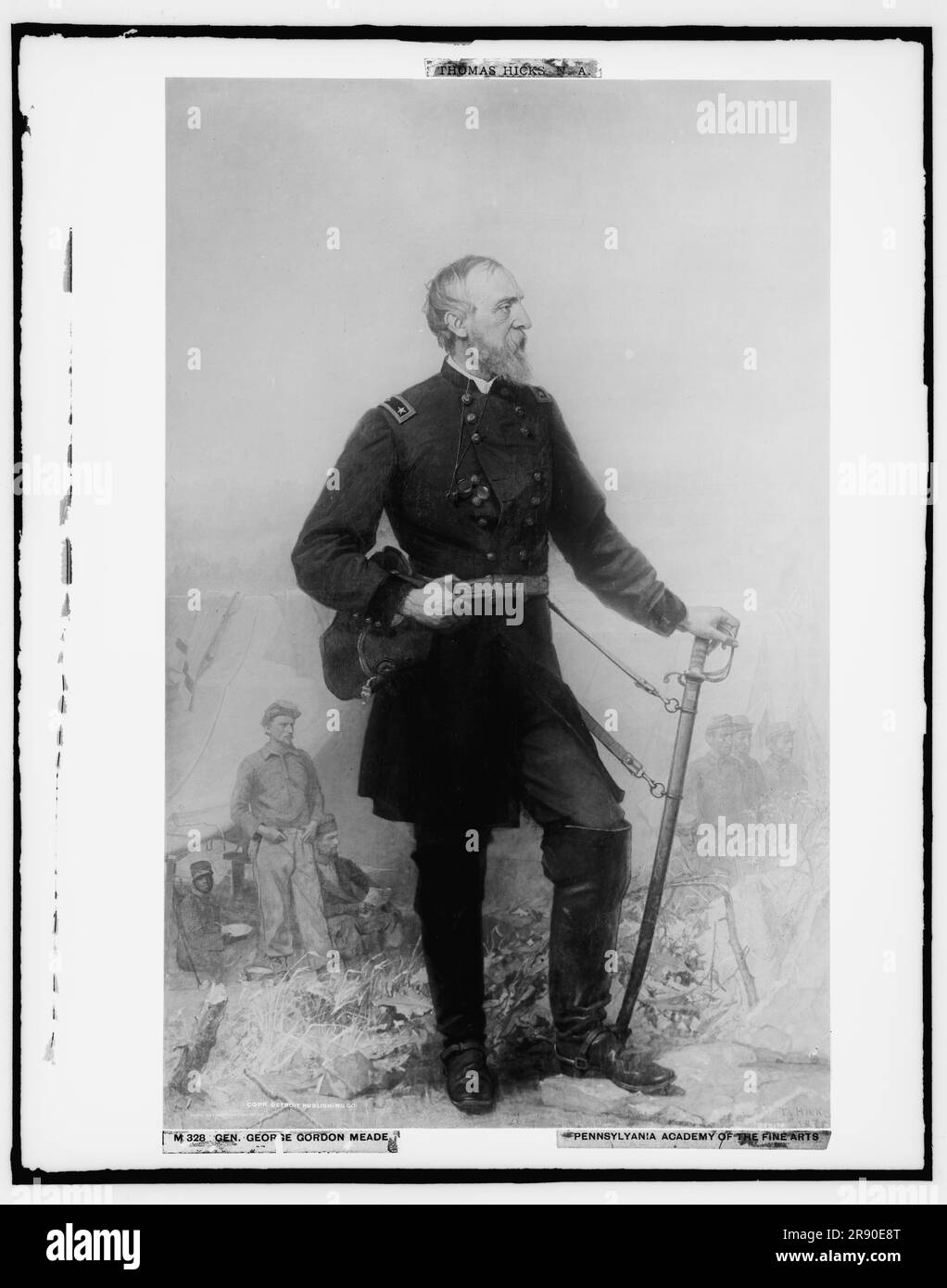 George Gordon Meade in uniform, full length portrait, c.between 1900 ...