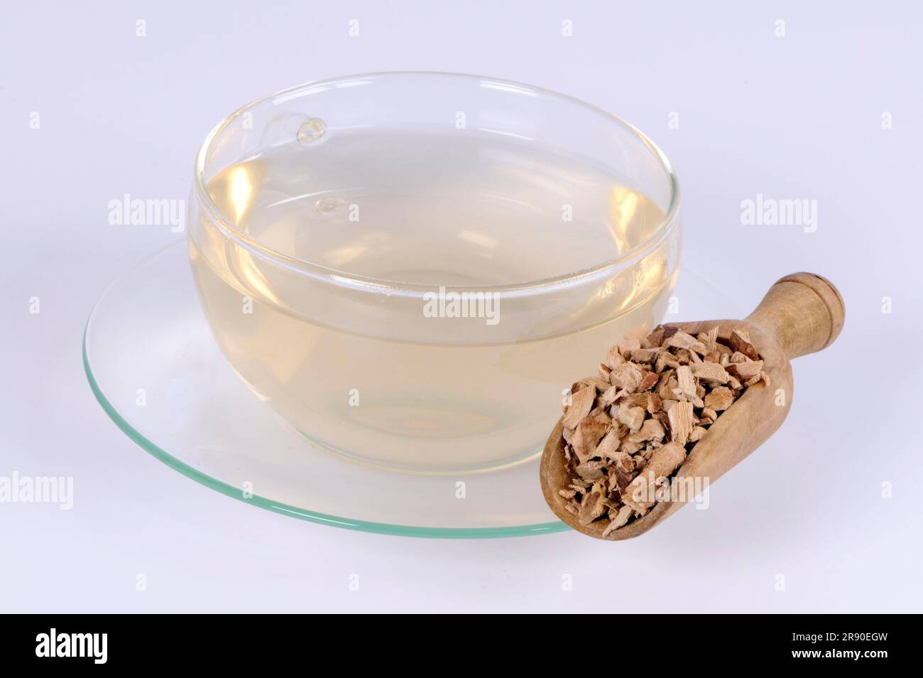 Cup of Acorus gramineus rhizome tea (Acorus tatarinowii rhizoma), Shi ...
