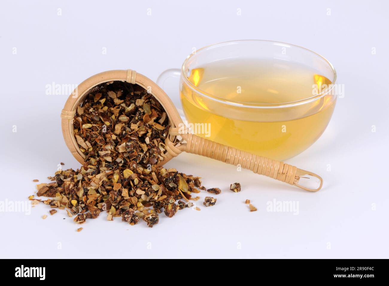 Cup of snake gourd fruit tea (Trichosanthis Fructus), snake gourd fruit ...