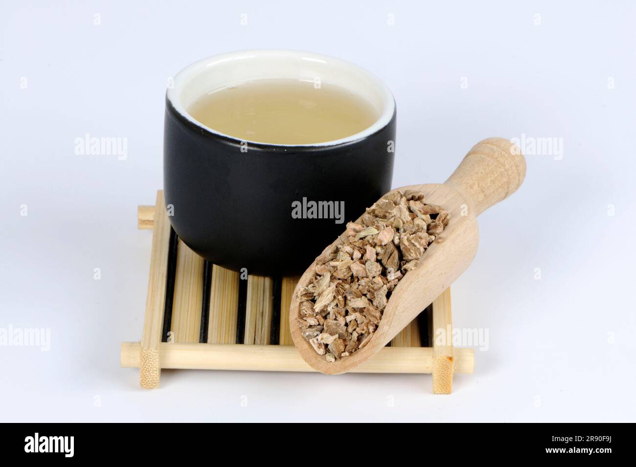 Cup of Chinese Cardoon Root Tea (Dipsaci Radix), Xu Duan, Chinese ...