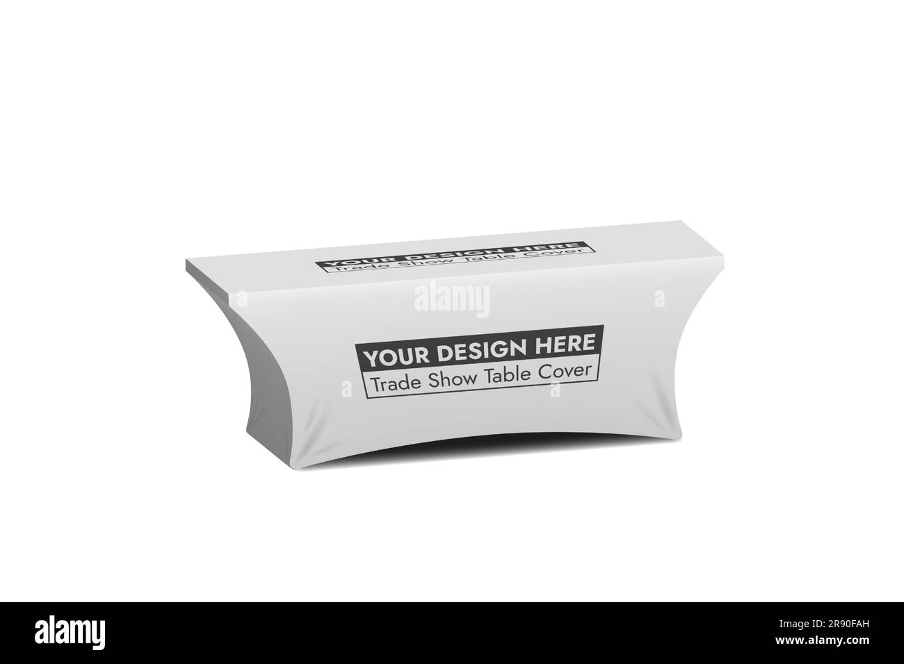Trade Show Table Cover on White Background Vector Illustration ...