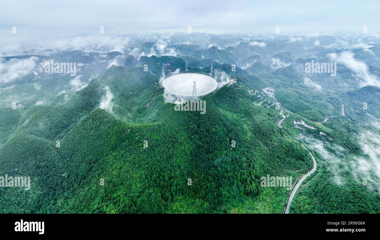 Pingtang. 22nd June, 2023. This aerial photo taken on June 22, 2023 ...