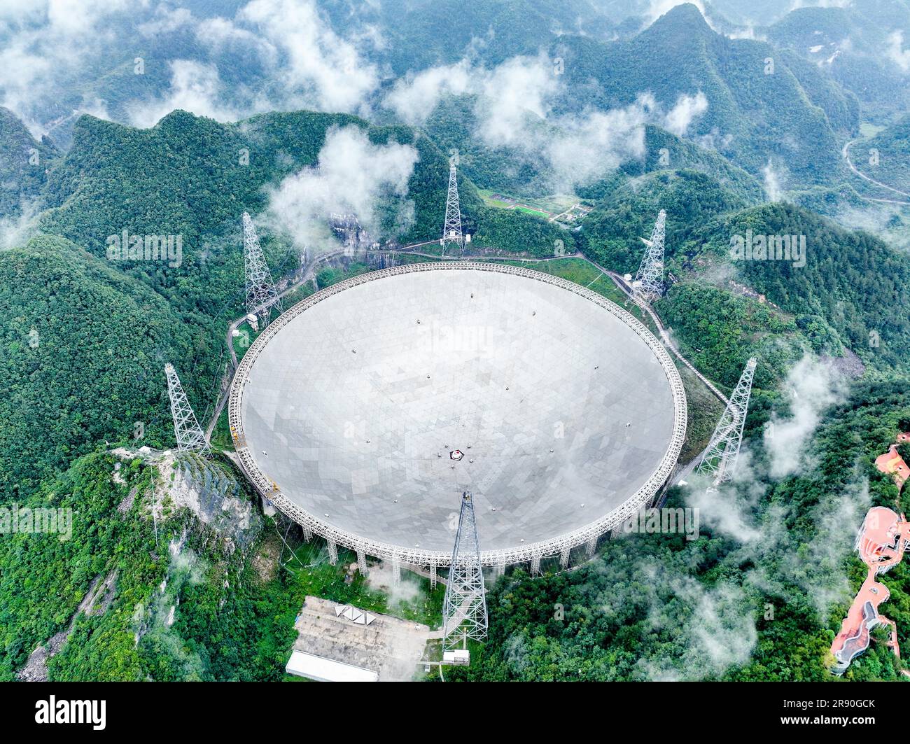 Pingtang. 22nd June, 2023. This aerial photo taken on June 22, 2023 ...