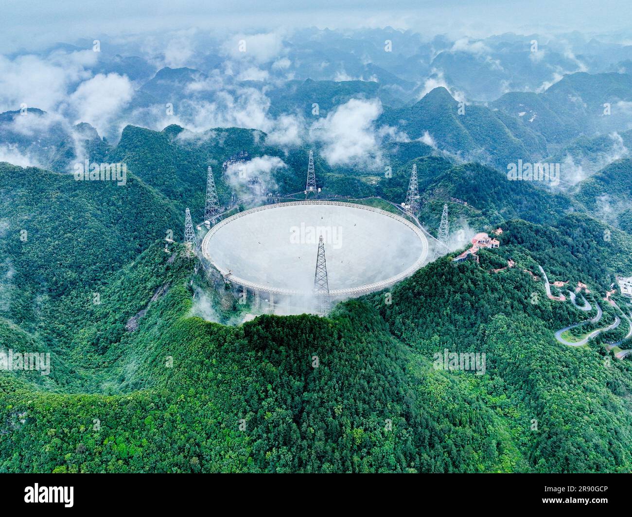 Pingtang. 22nd June, 2023. This aerial photo taken on June 22, 2023 ...