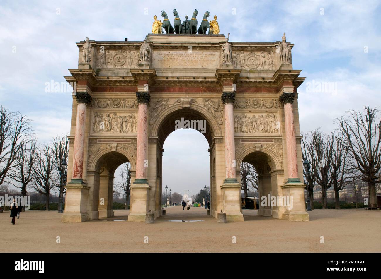 Arc de Triomphe du Carrousel, Paris, France, Arc de Triomphe Stock ...
