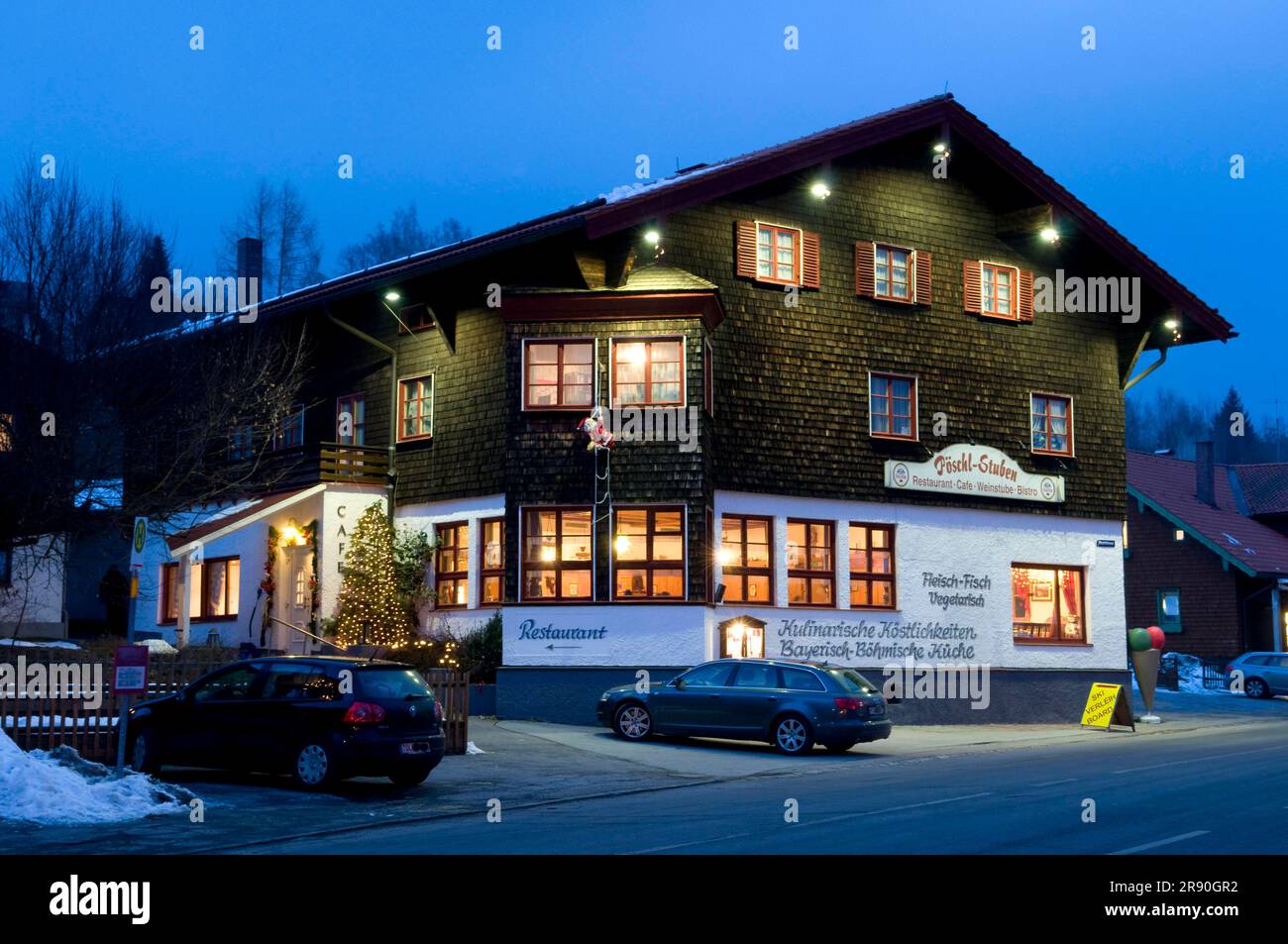 Restaurant 'Poeschl-Stuben', Bayerisch Eisenstein, Lower Bavaria ...