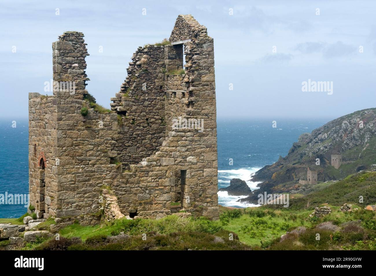 Botallack power house cornwall hi-res stock photography and images - Alamy