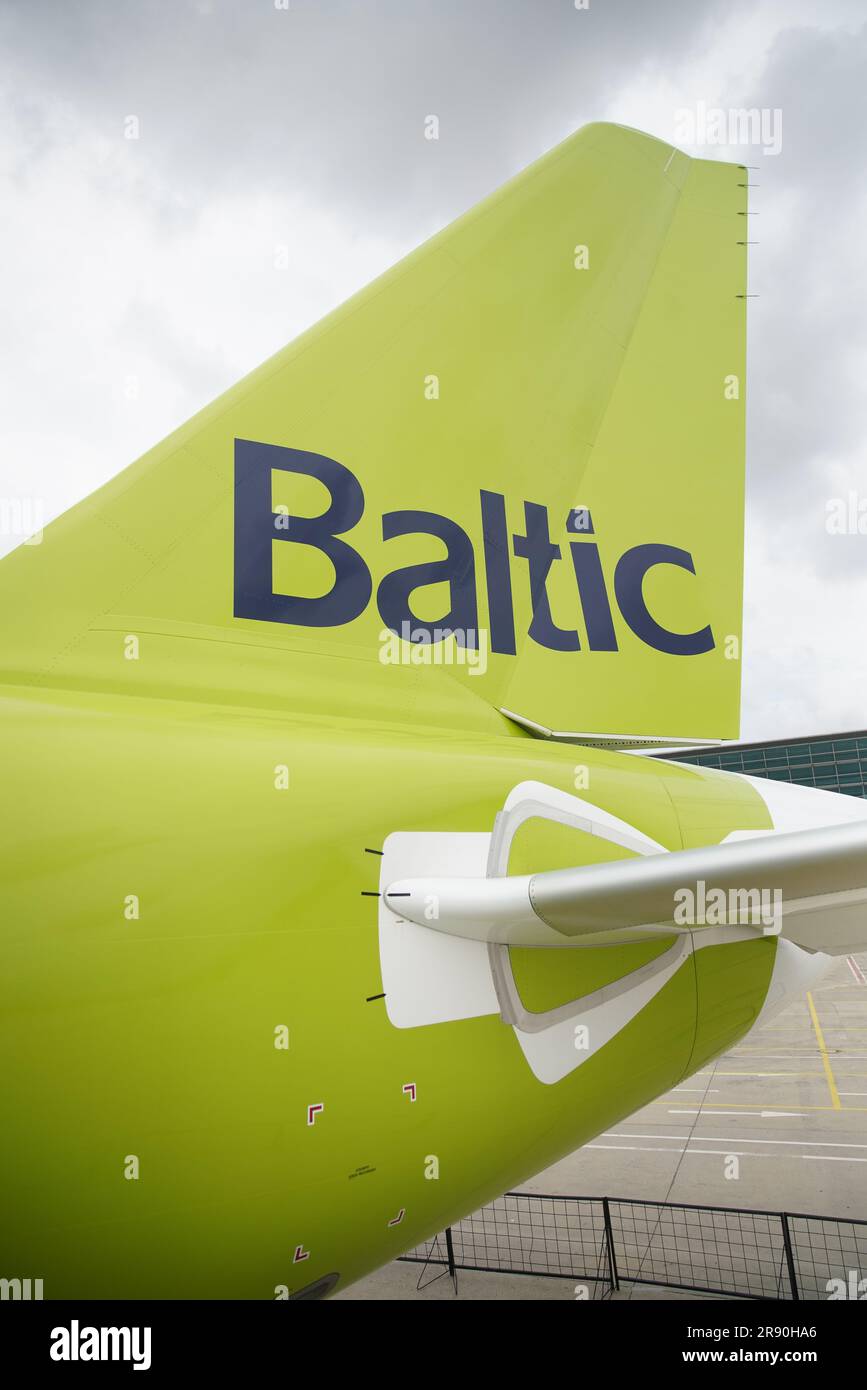ISTANBUL, TURKIYE - OCTOBER 08, 2022: Air Baltic Airbus A220-371 (55165 ...
