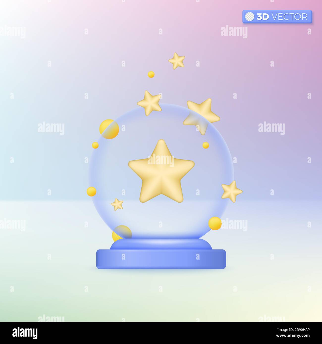 Magic crystal ball transparent icon symbol. globe of fortune teller ...