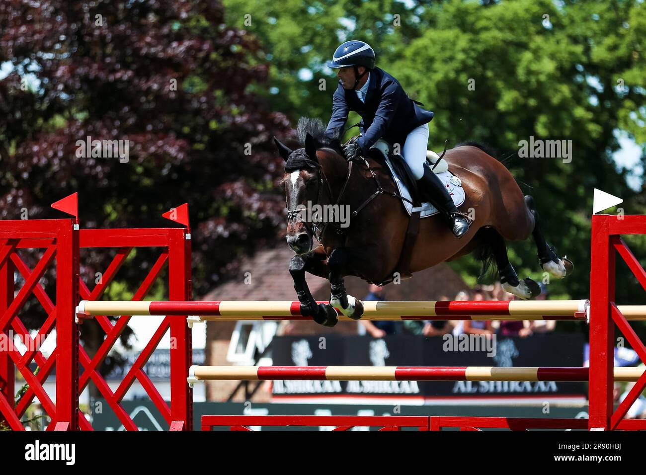 Hassocks, United Kingdom, 23 Jun 2023. The Al Shira'aa Hickstead Derby ...
