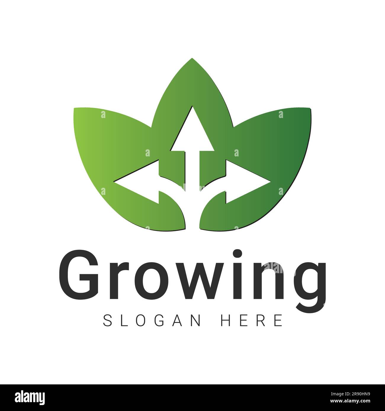 Tropical plant growth Stock Vector Images - Alamy
