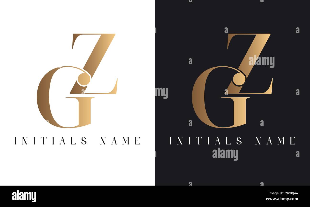 Initial zg logo Stock Vector Images - Alamy