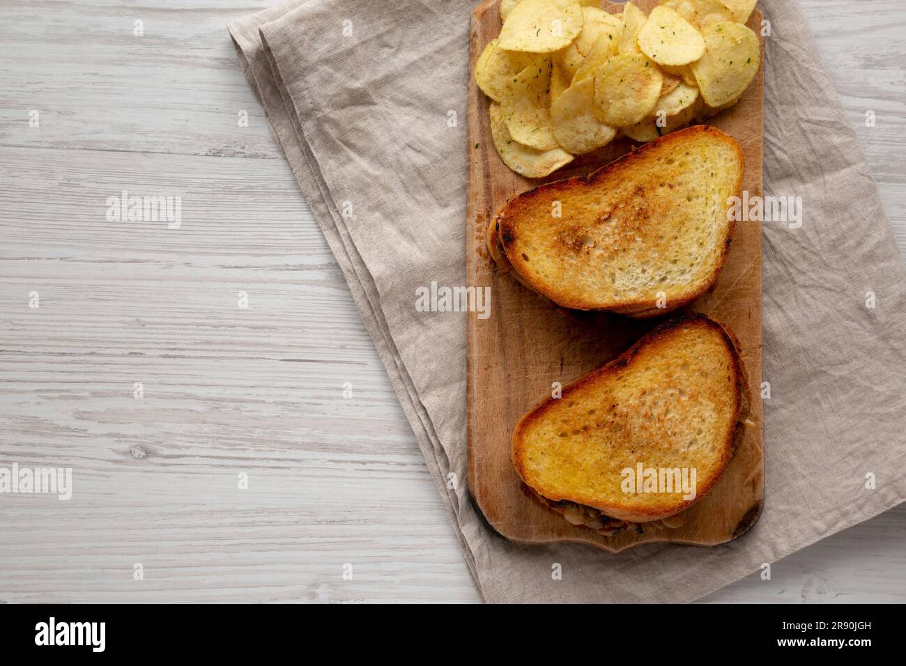 Homemade French Melt Sandwich with Caramelized Onion and Gruyure Cheese ...