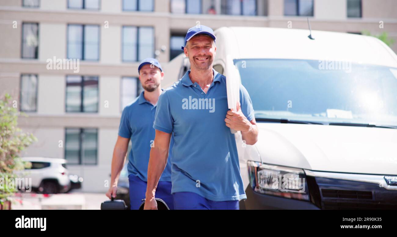 Electricians vehicle hi-res stock photography and images - Alamy