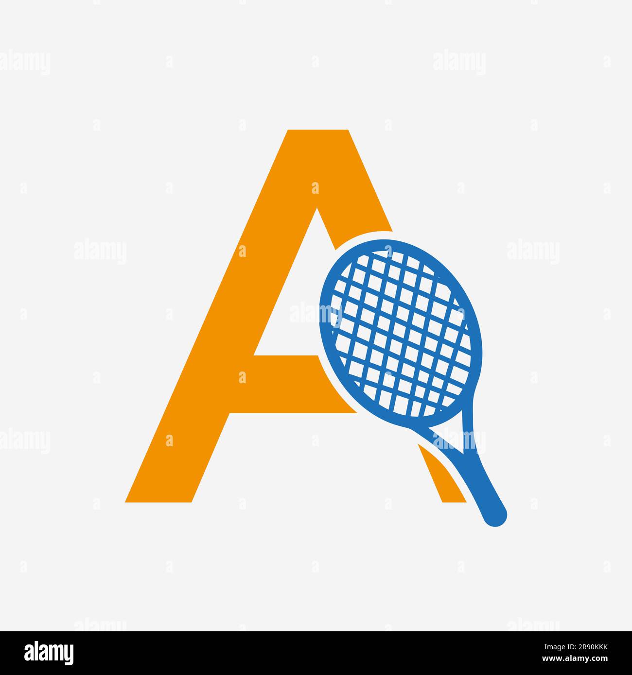 Letter A Padel Tennis Logo. Padel Racket Logo Design. Beach Table ...