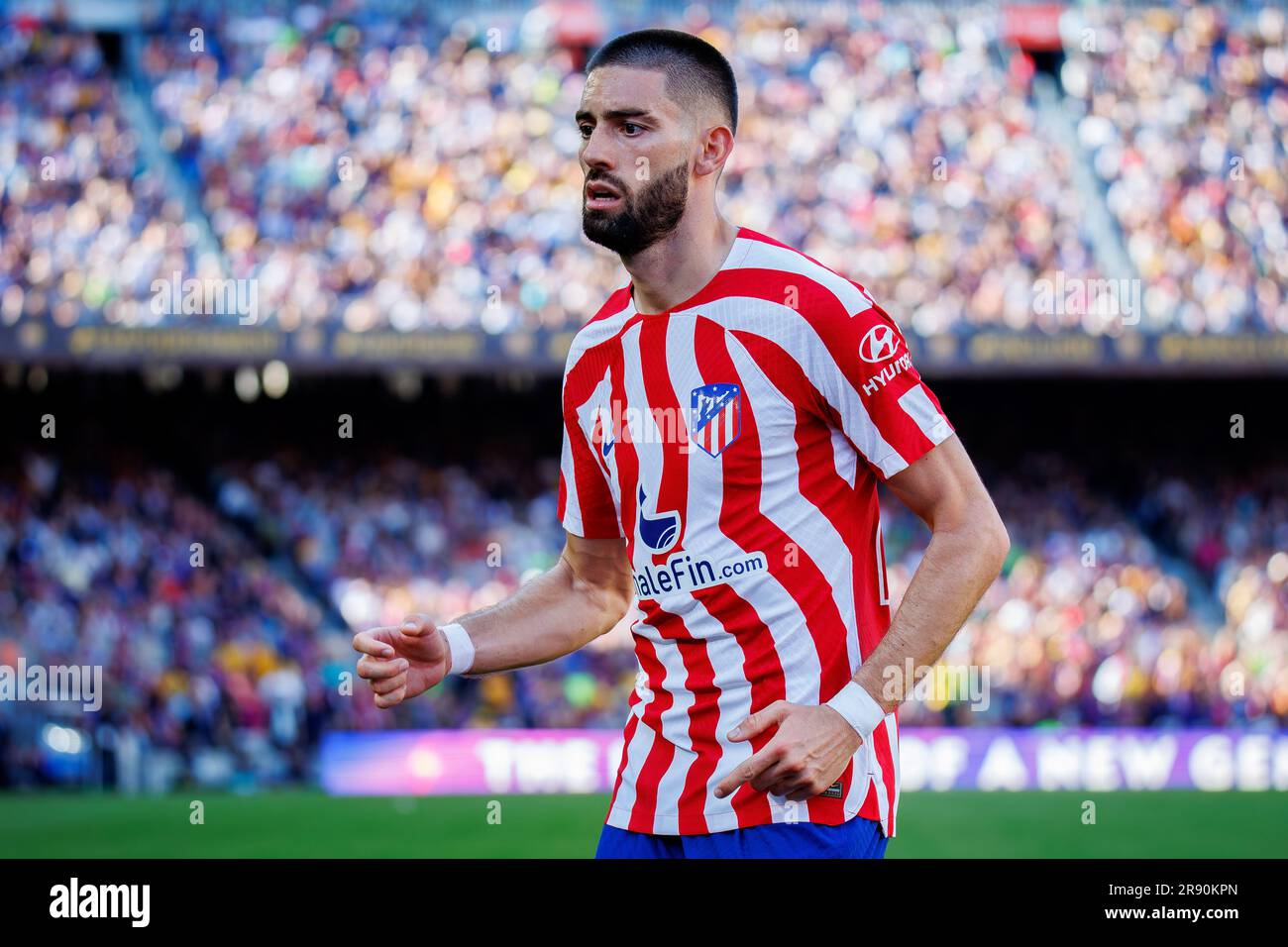 BARCELONA - APR 23: Carrasco in action during the LaLiga match between ...