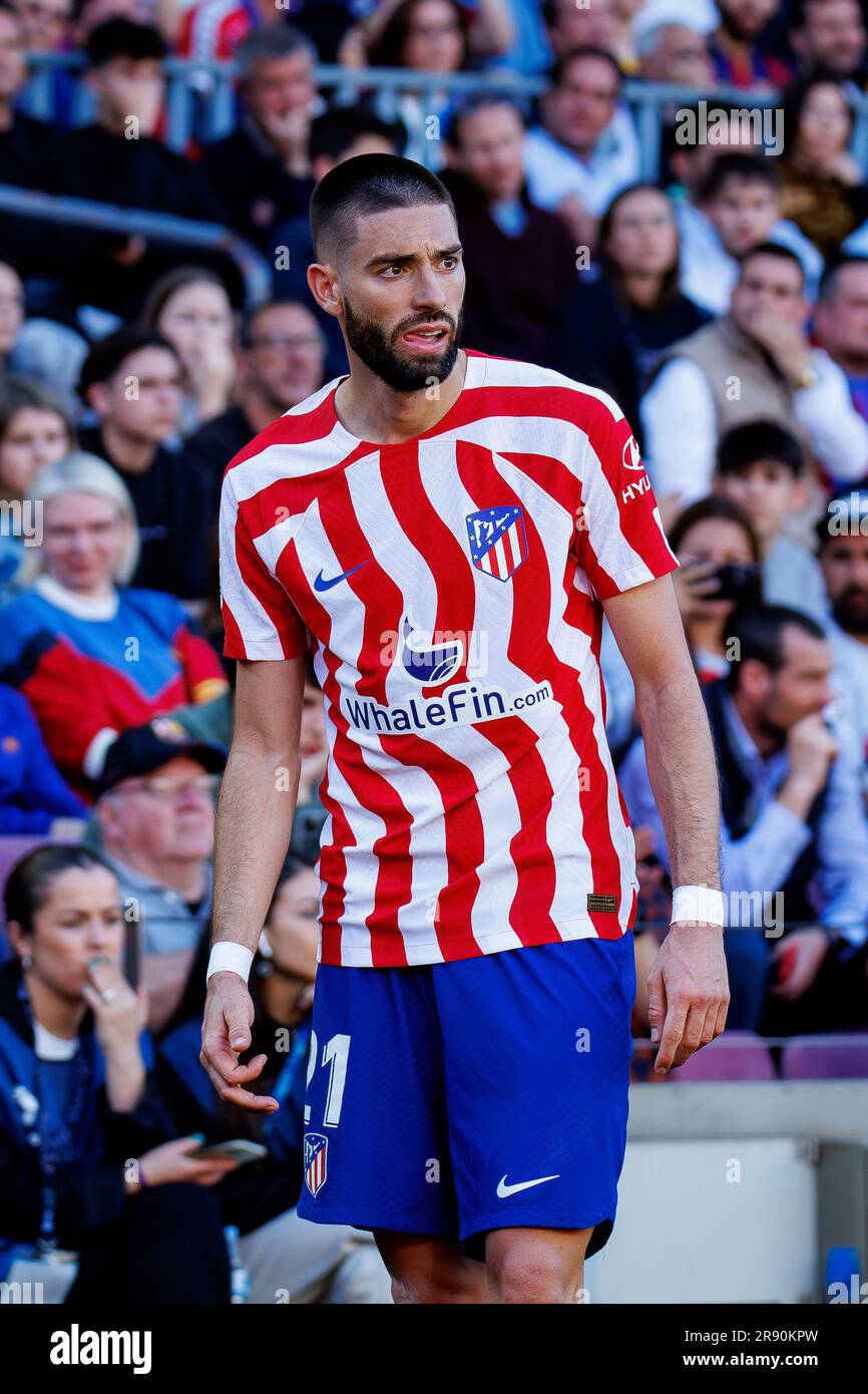 BARCELONA - APR 23: Carrasco in action during the LaLiga match between ...