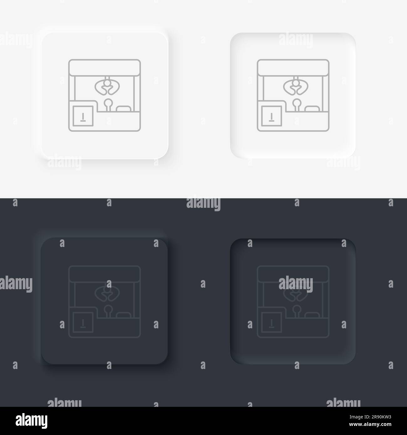 Claw machine toy Stock Vector Images - Alamy