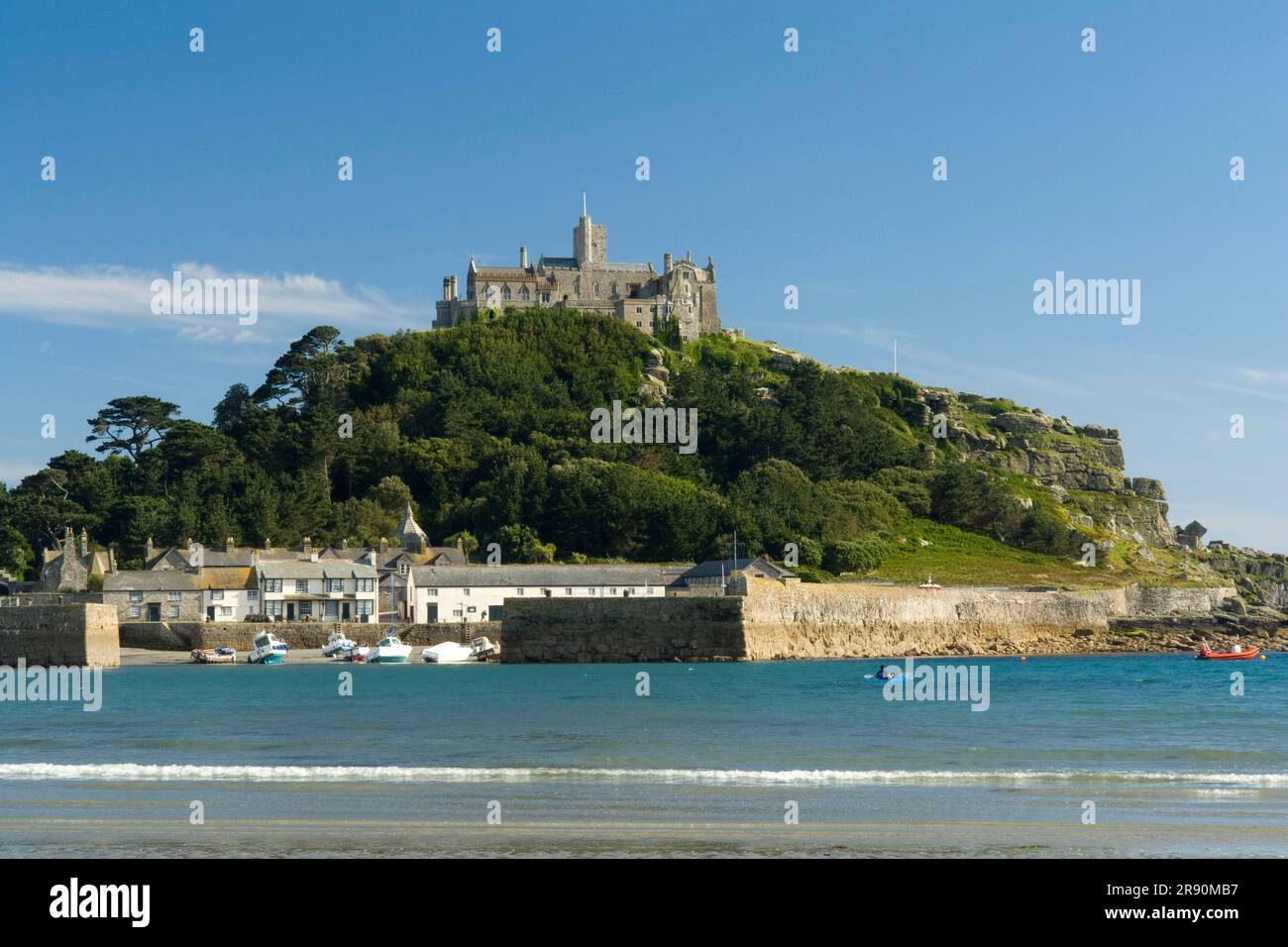 St Michaels Mount, Marazion, Mounts Bay, Cornwall, England, United ...