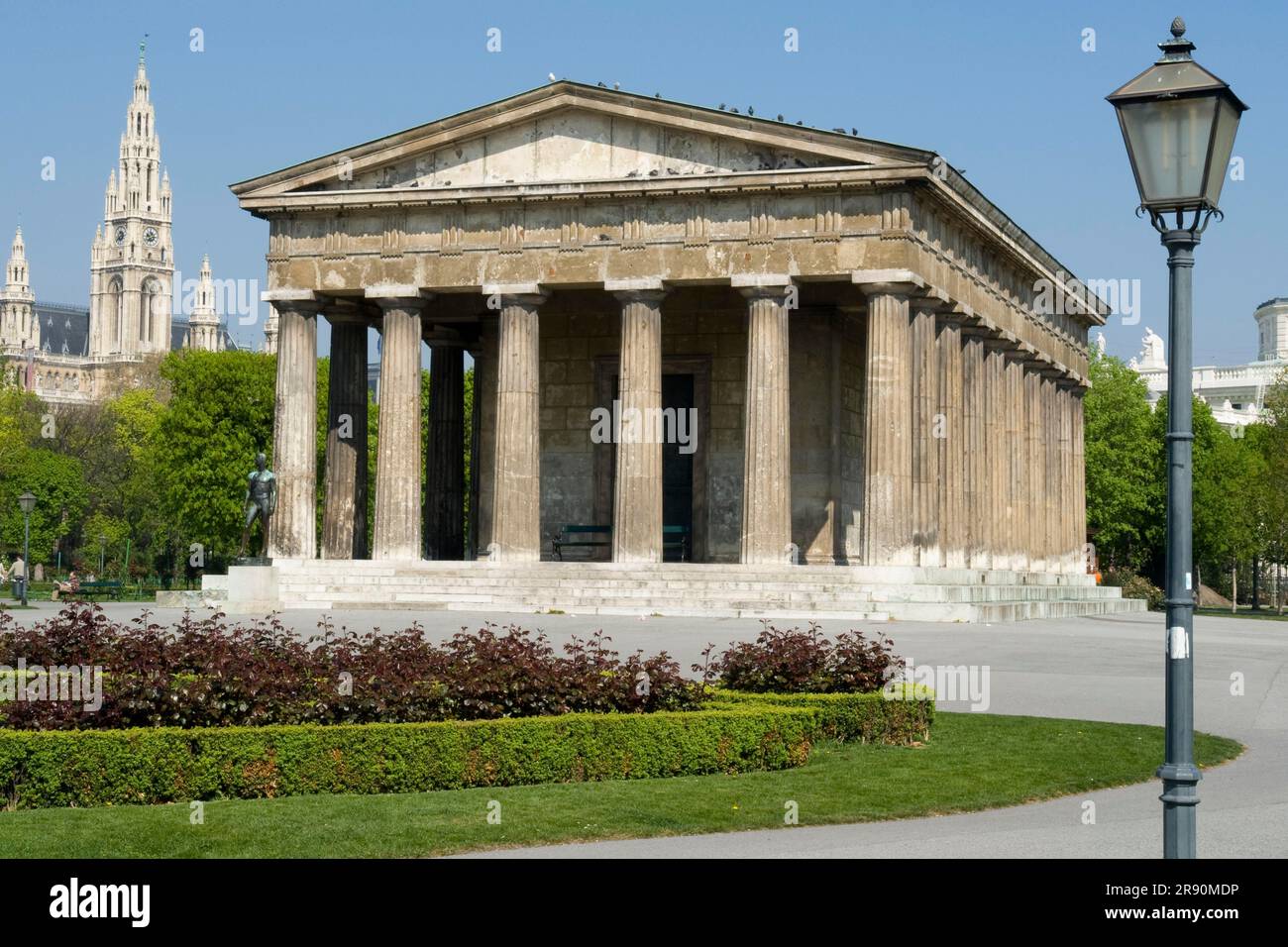 Theseus Temple, Volksgarten, Vienna Austria Stock Photo - Alamy