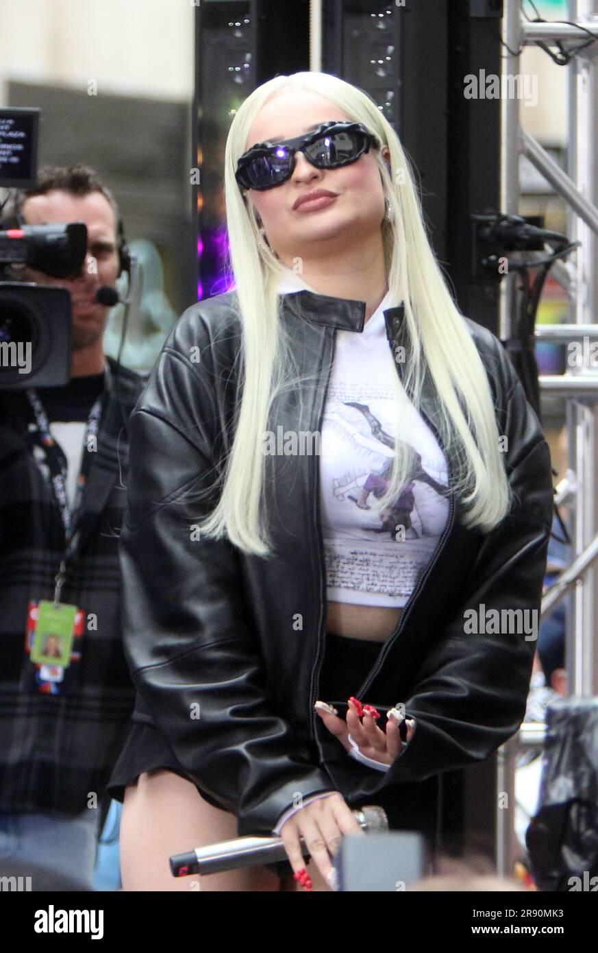 New York, NY, USA. 23rd June, 2023. Kim Petras performs on the Today ...
