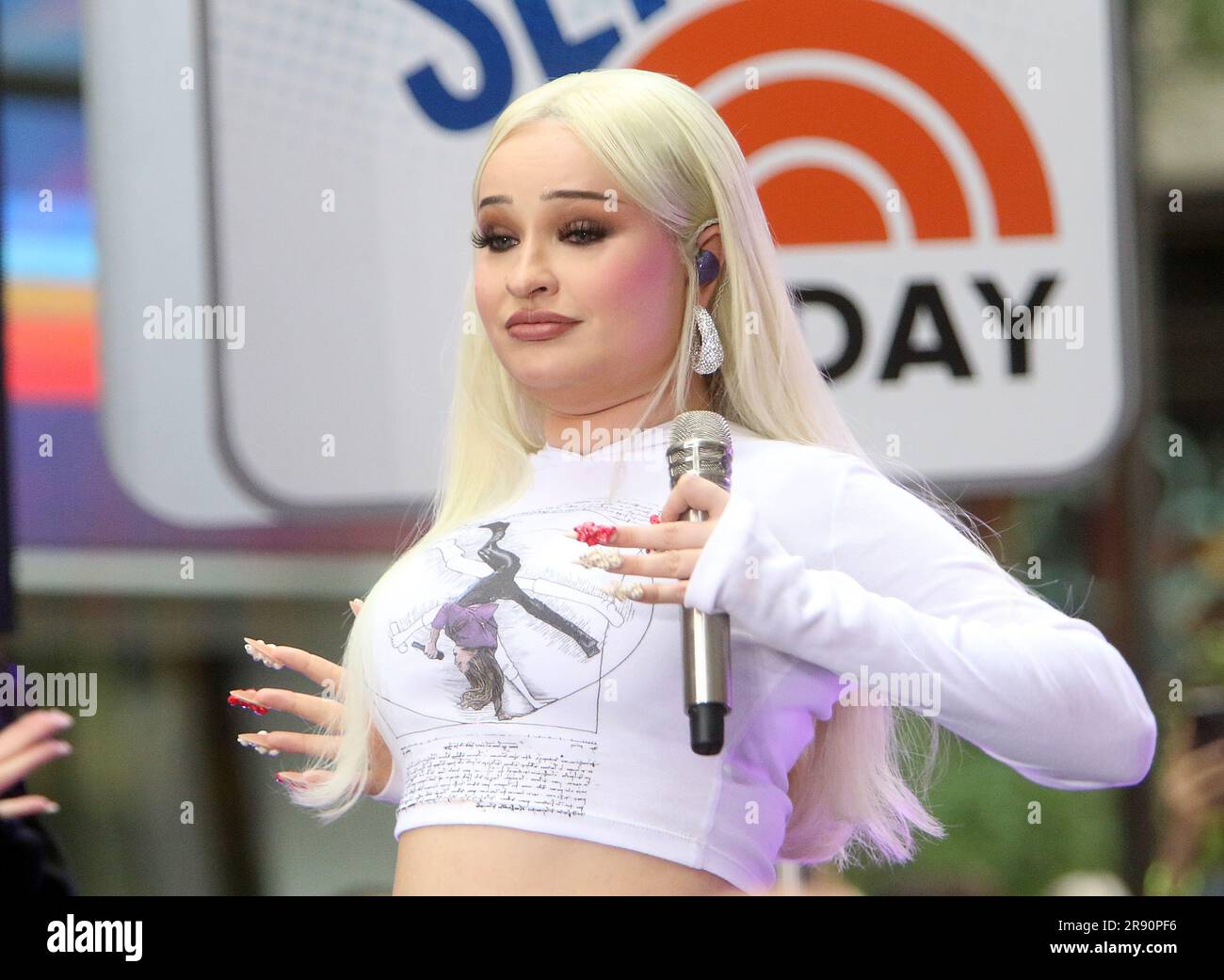New York, NY, USA. 23rd June, 2023. Kim Petras performs on the Today ...
