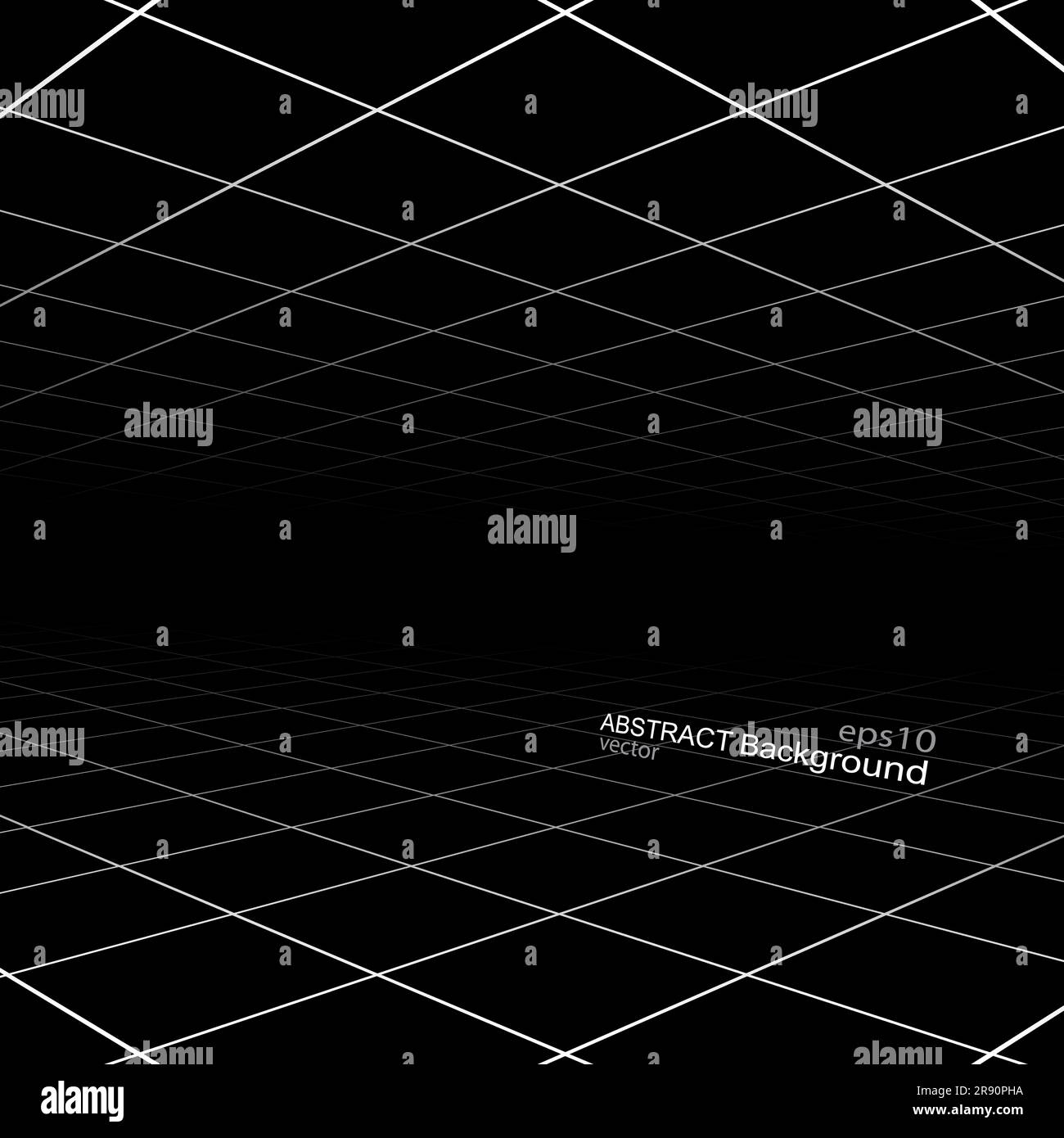 Abstract business or technology background of vision perspective, black ...
