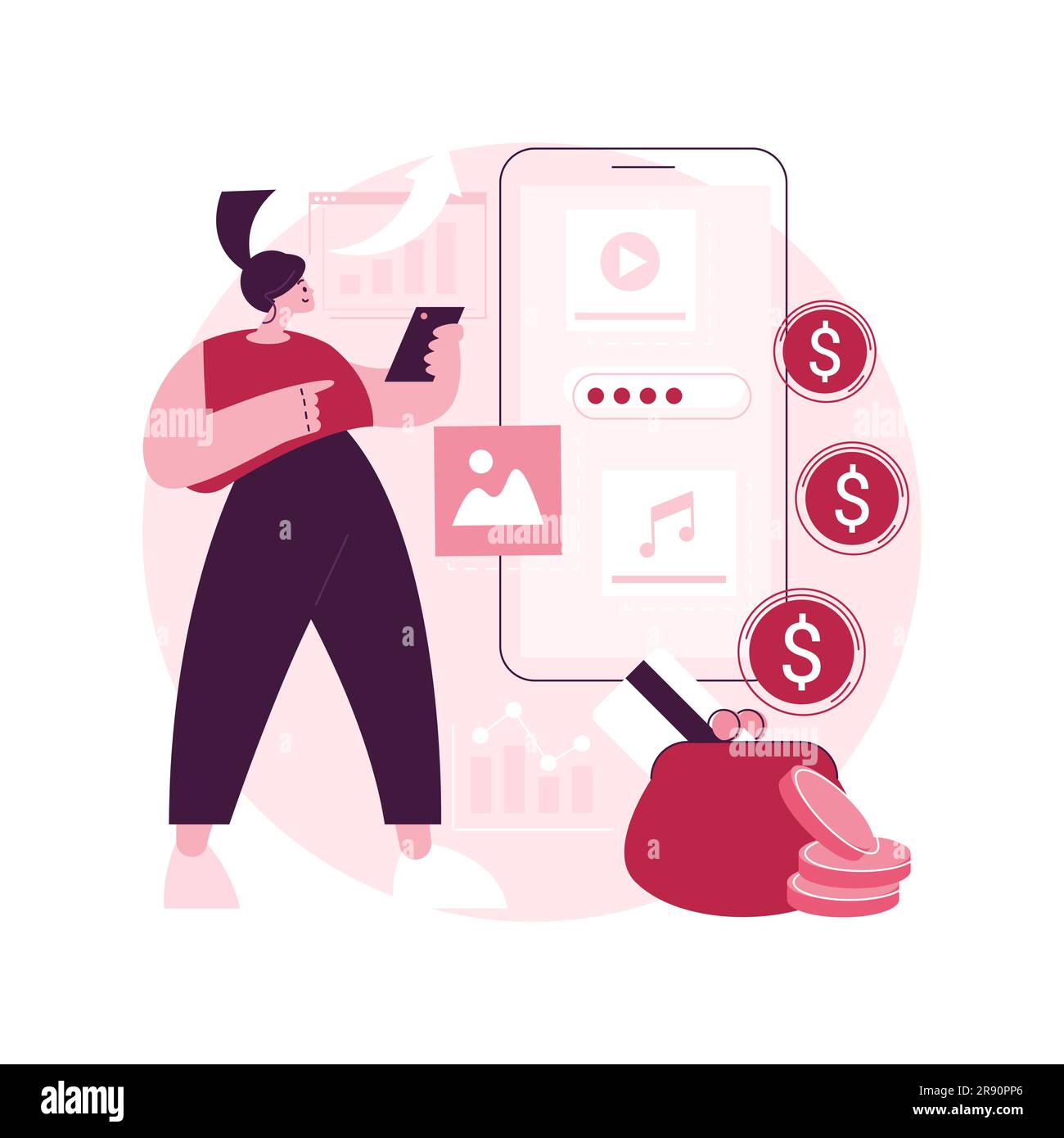 Ad impression Stock Vector Images - Alamy