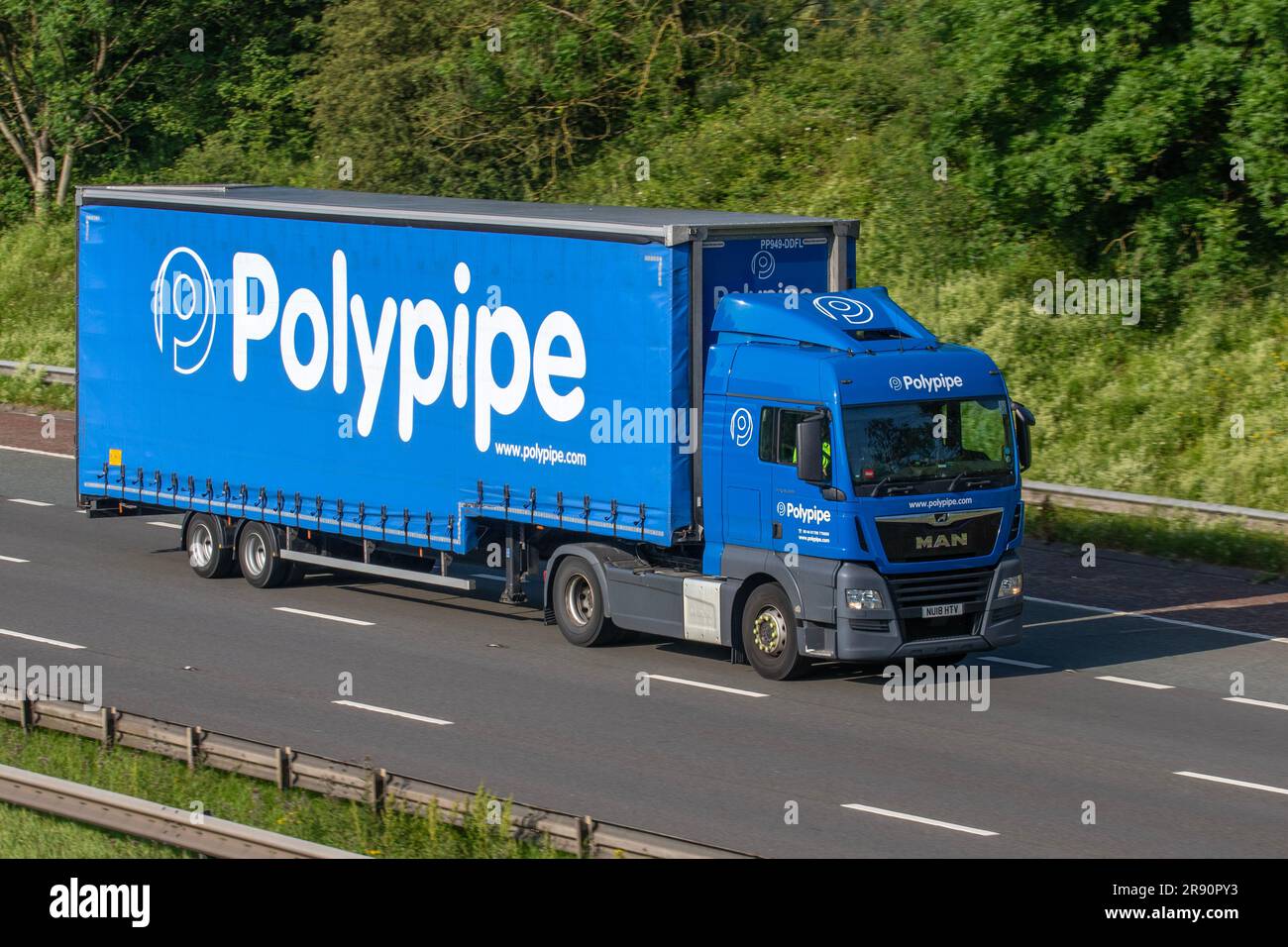 Polypipe Building Products Ltd. HGV Haulage delivery trucks, lorry ...