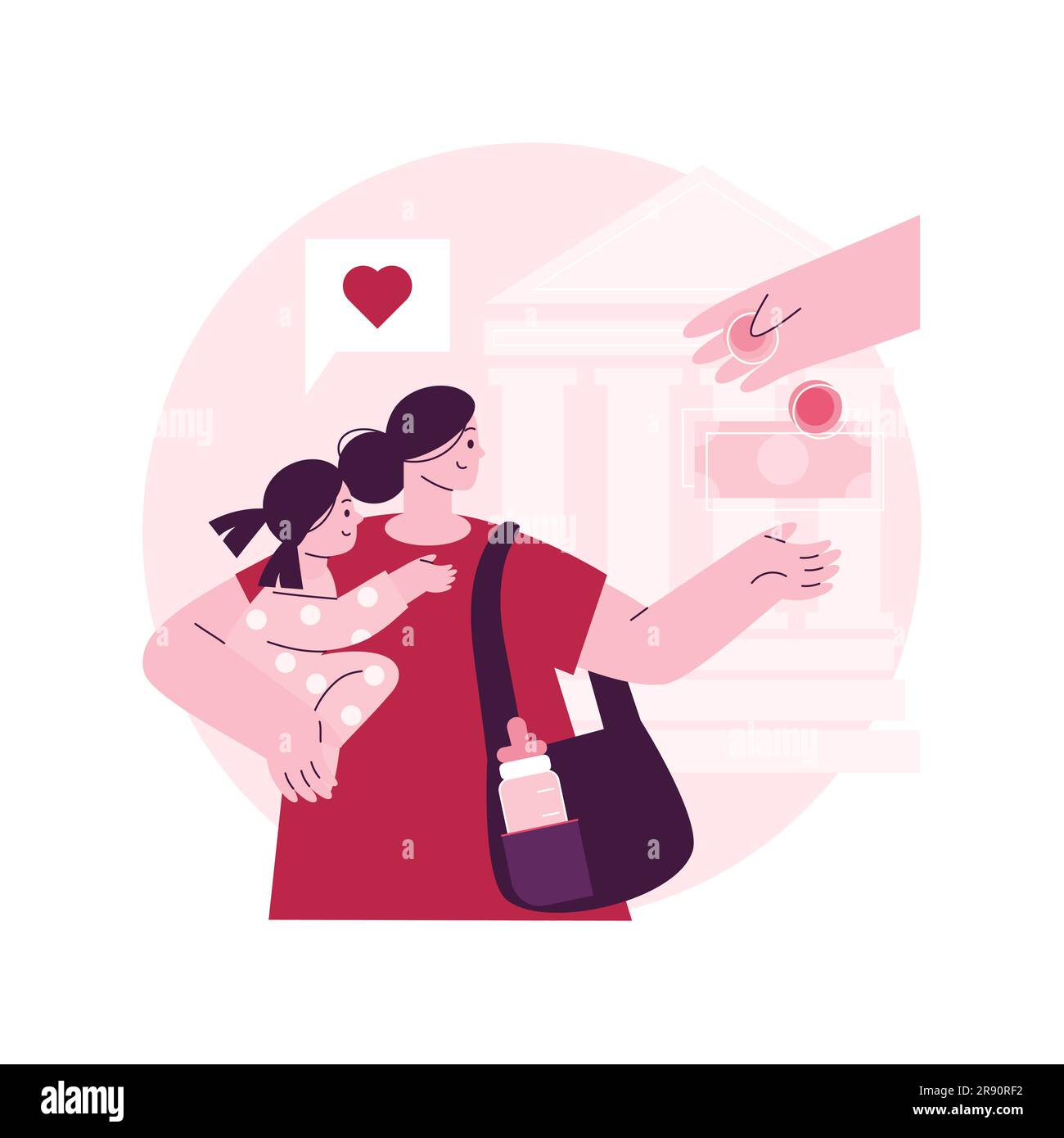 Childcare subsidy Stock Vector Images - Alamy