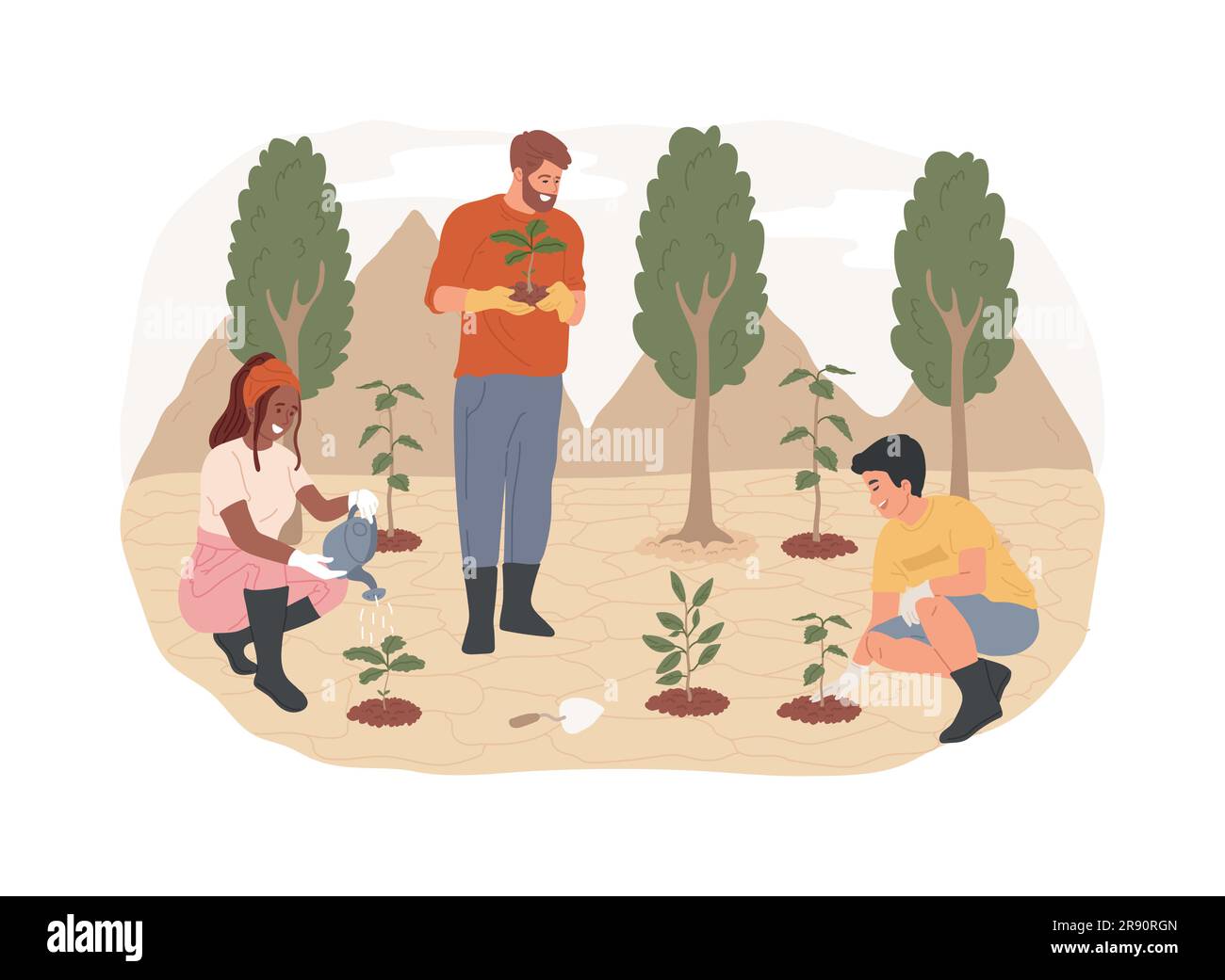 Reforestation Drawing