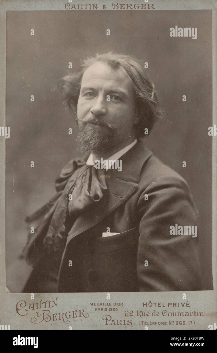 Portrait of the composer Gustave Charpentier (1860-1956), c. 1890 ...