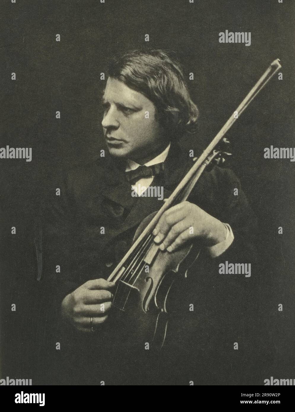 Portrait of the violinist and composer Joseph Joachim (1831-1907 ...