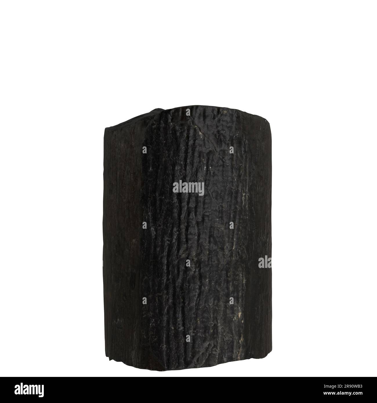 3d illustration of burnt log isolated on white background Stock Photo ...