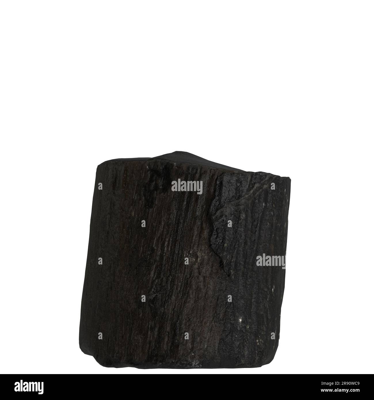 3d illustration of burnt log isolated on white background Stock Photo ...