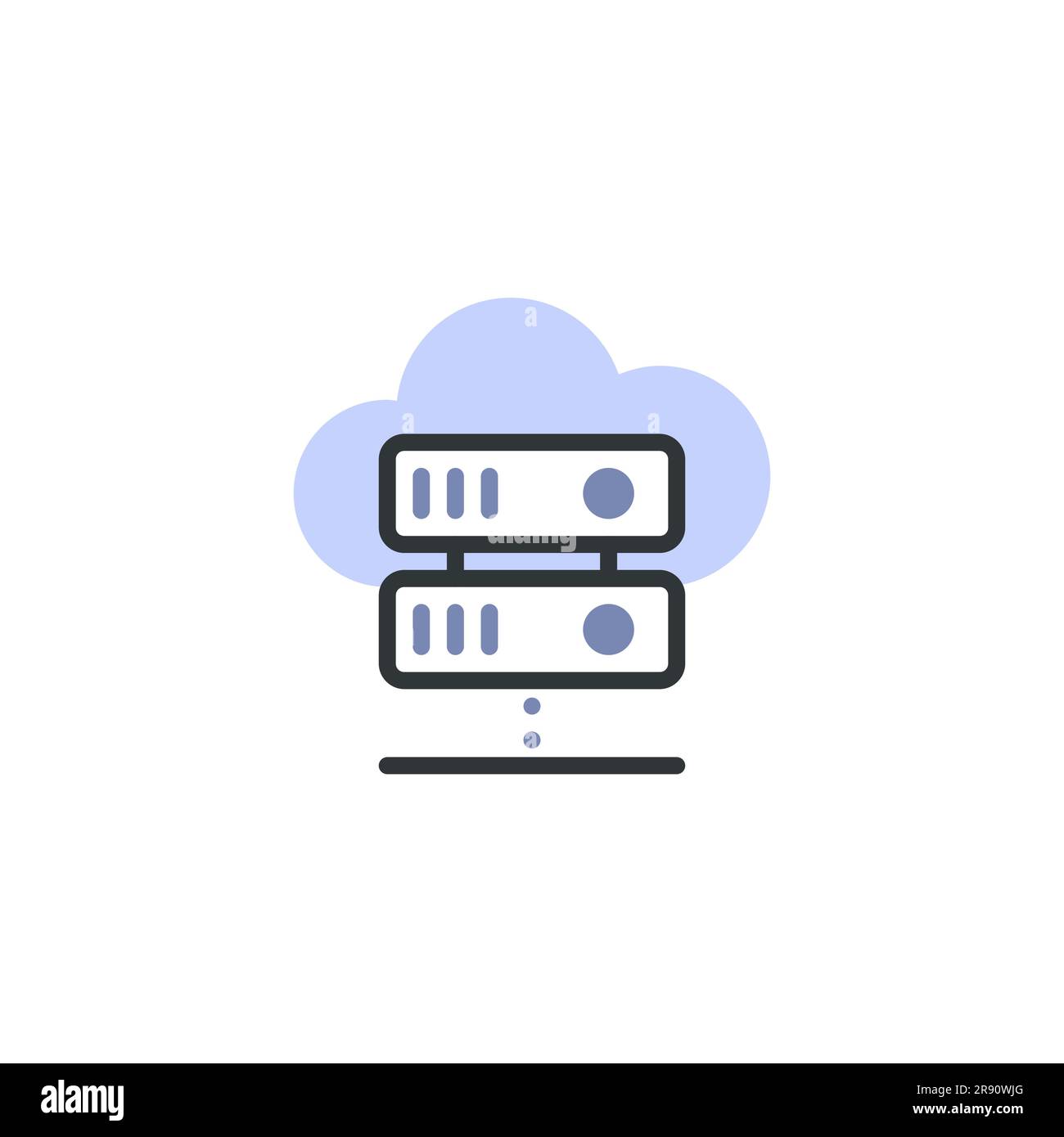 Cloud Server Database: Secure Data Management for Your Business Needs Stock Vector Image & Art ...