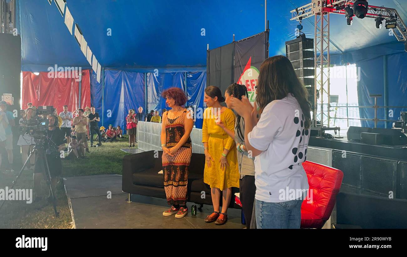 (left to right) Shappi Khorsandi, Nazanin Zaghari-Ratcliffe and Hanan ...