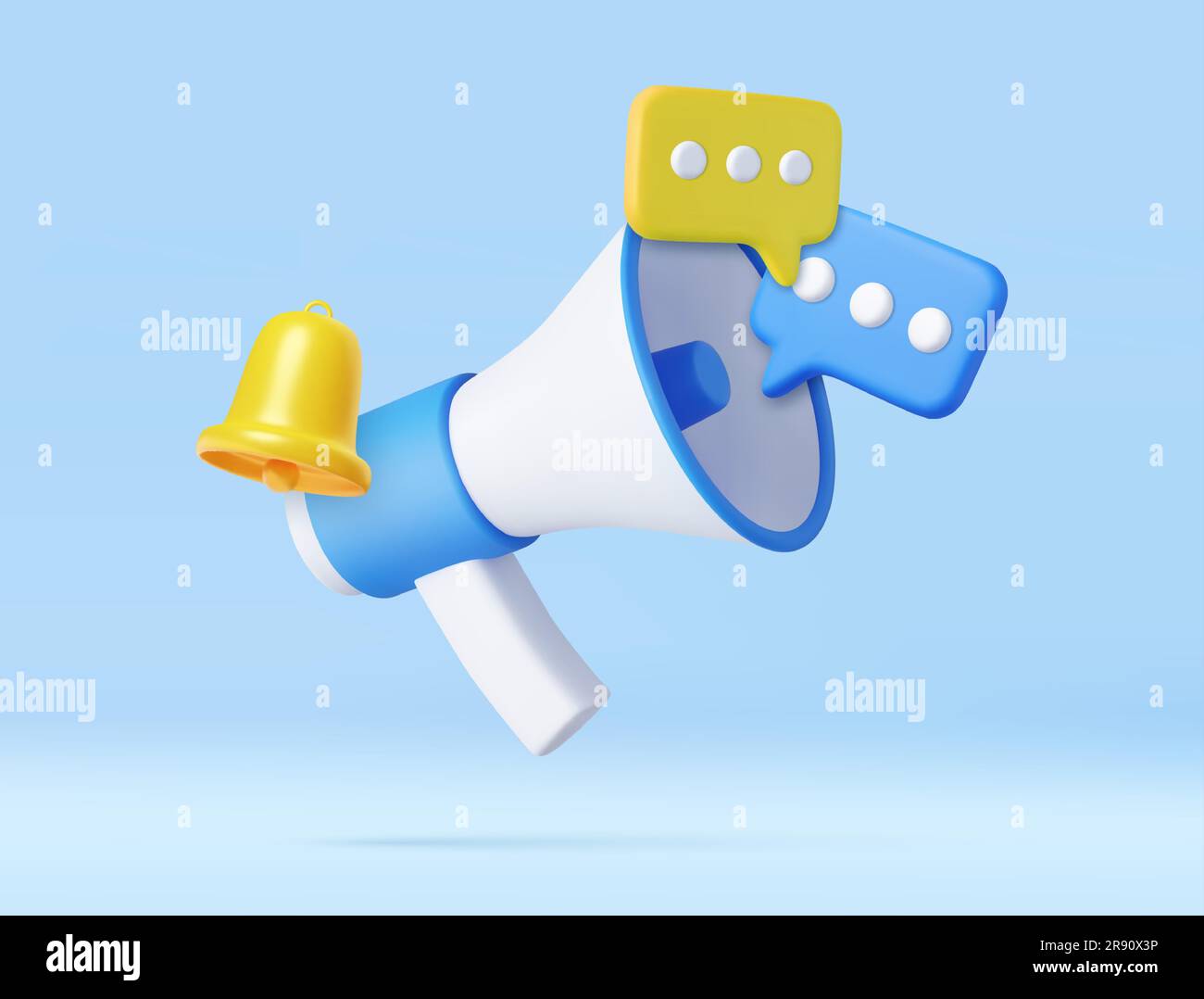 Marketing bubble bell Stock Vector Images - Alamy