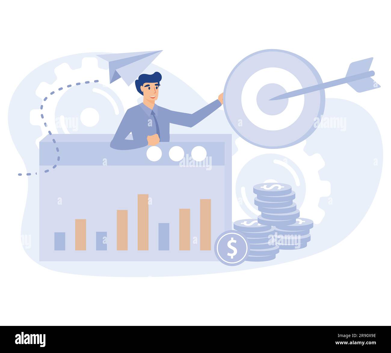 Online digital campaign concept, Advertising, cost per acquisition ...