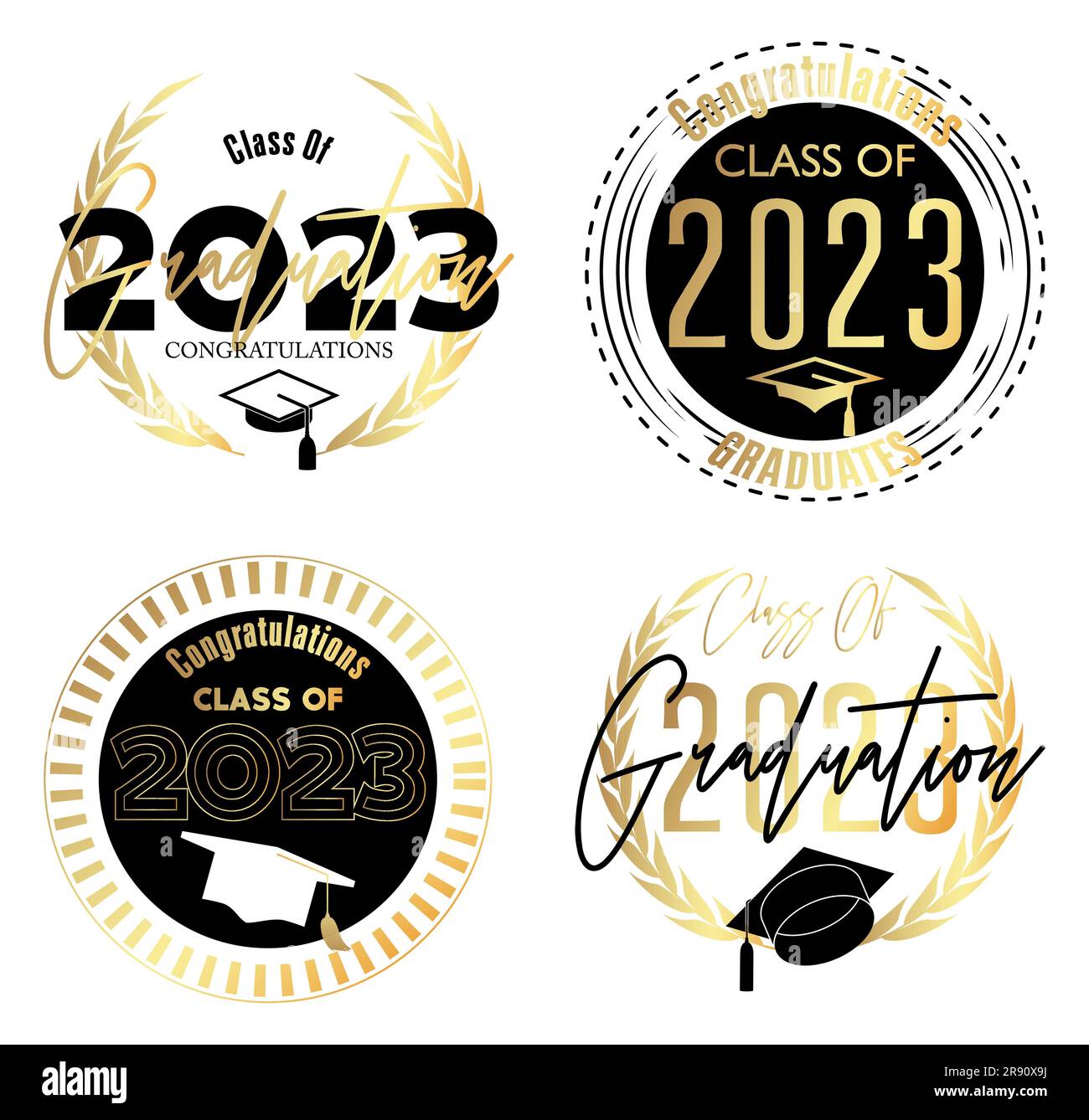 Golden mortarboard icon hi-res stock photography and images - Alamy