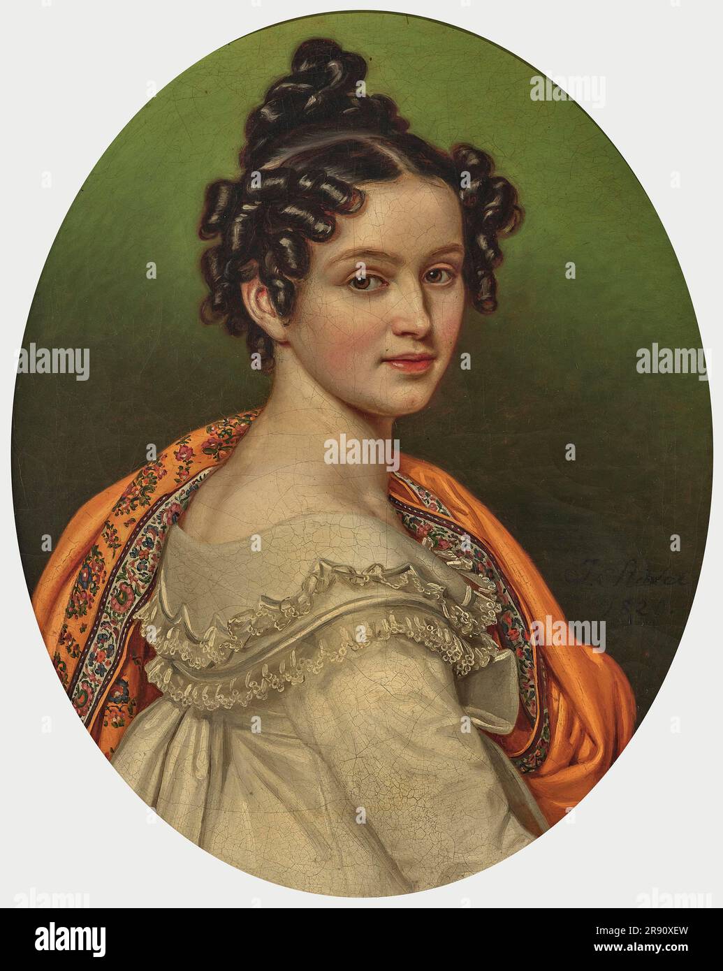 Princess Henrietta of Nassau-Weilburg (1797-1829), the wife of Archduke ...