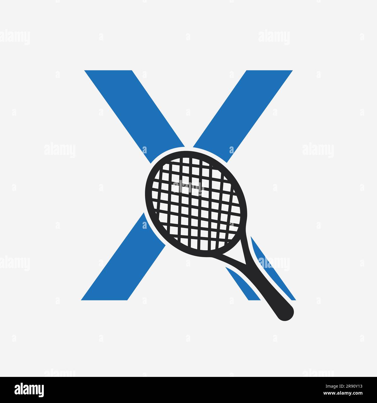 Letter X Padel Tennis Logo. Padel Racket Logo Design. Beach Table ...