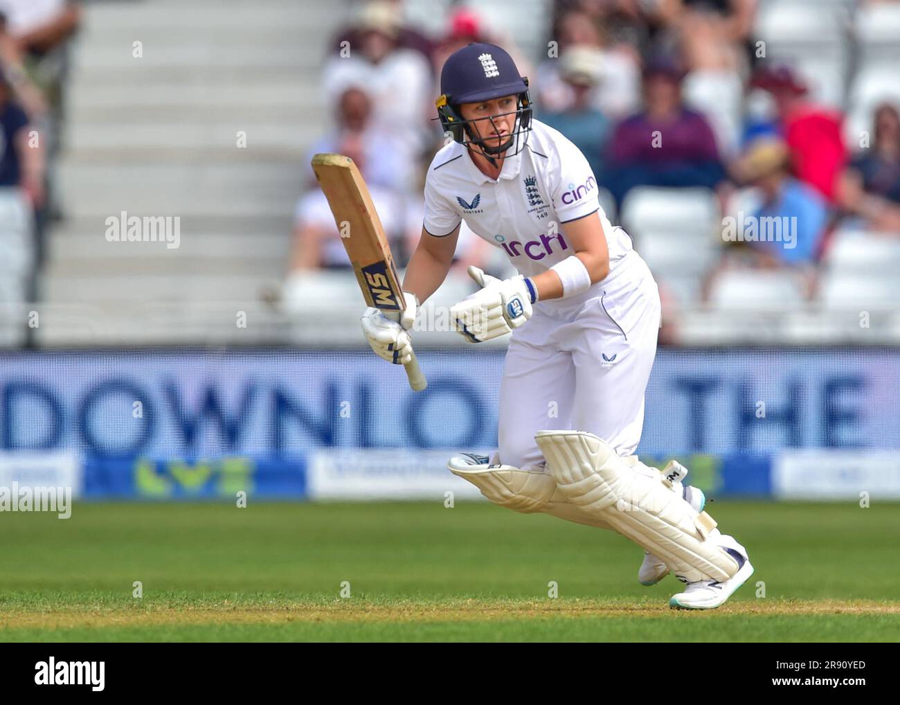 Trent Bridge Cricket Stadium, Nottingham UK. 23 June 2023. England Ladies v Australia Ladies in ...