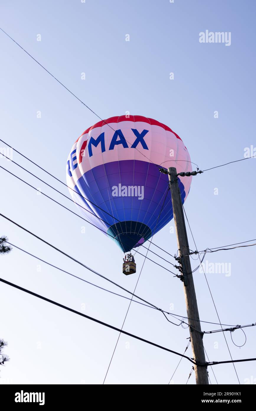 RE/MAX hot air balloon Stock Photo - Alamy