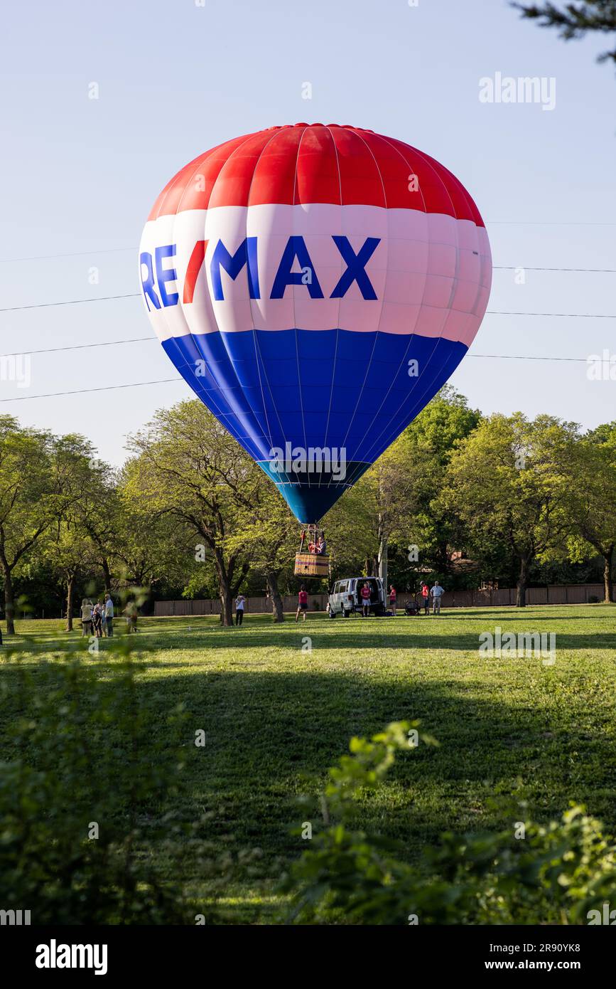 RE/MAX hot air balloon Stock Photo - Alamy