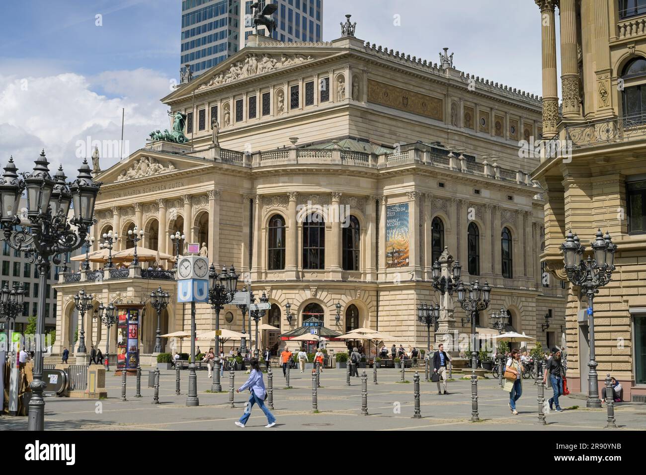 Alte Oper, Opernplatz, Frankfurt am Main, Hessen, Deutschland Stock ...