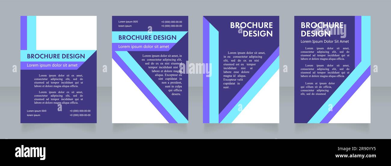 Higher education college campaign blank brochure layout design Stock ...