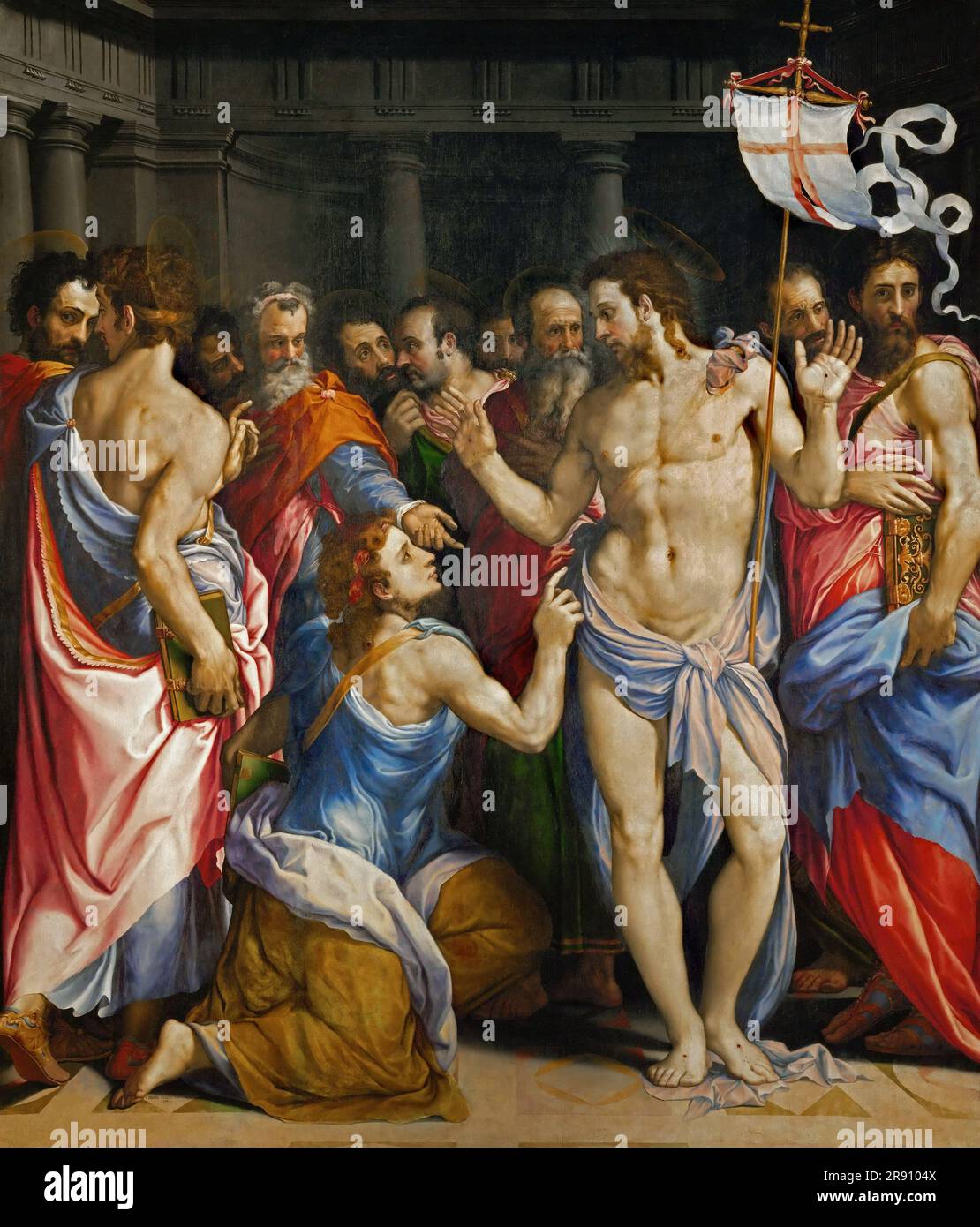 The Incredulity of Saint Thomas, ca 1545. Found in the collection of the Musée du Louvre, Paris ...