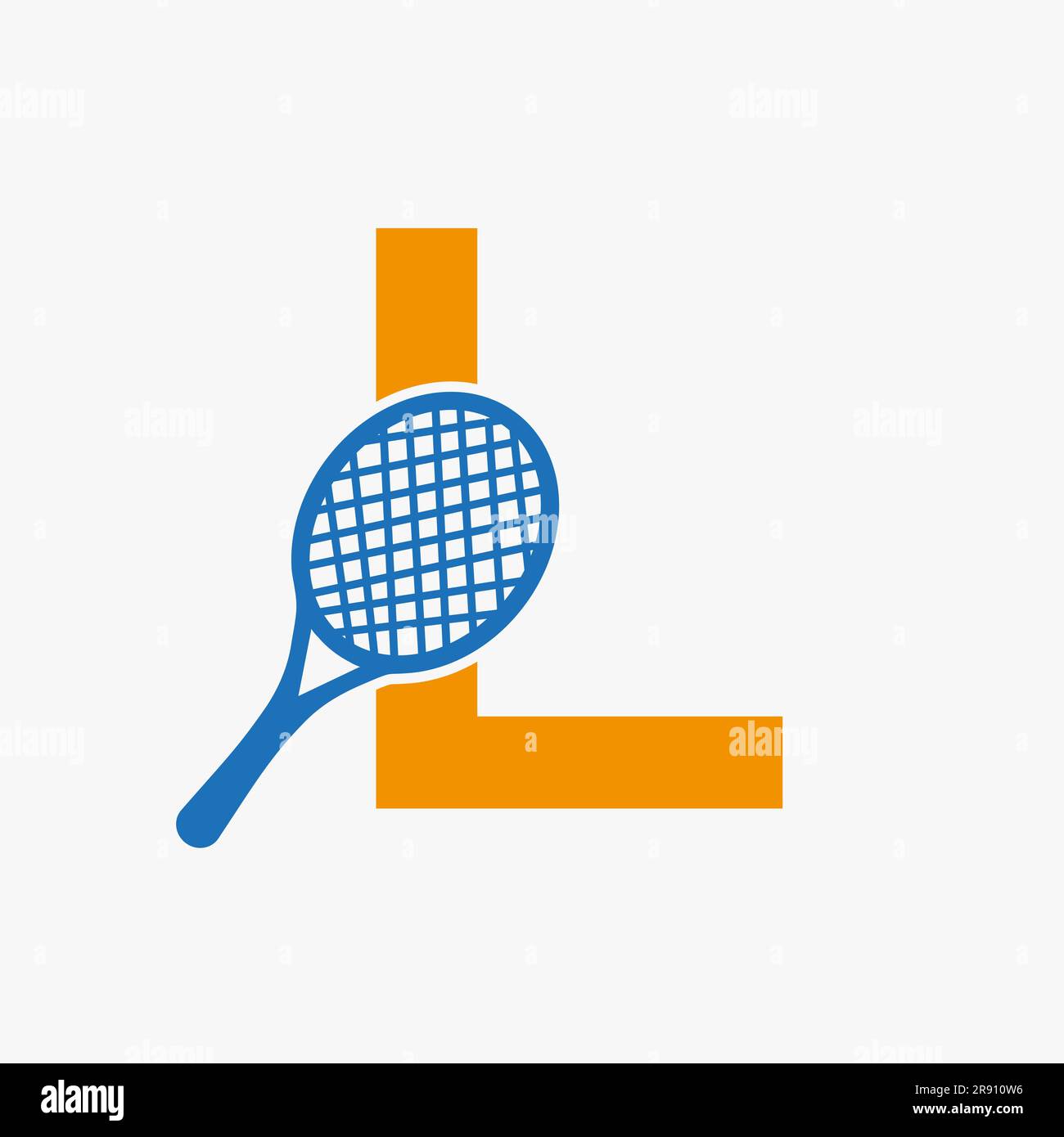 Letter L Padel Tennis Logo. Padel Racket Logo Design. Beach Table ...